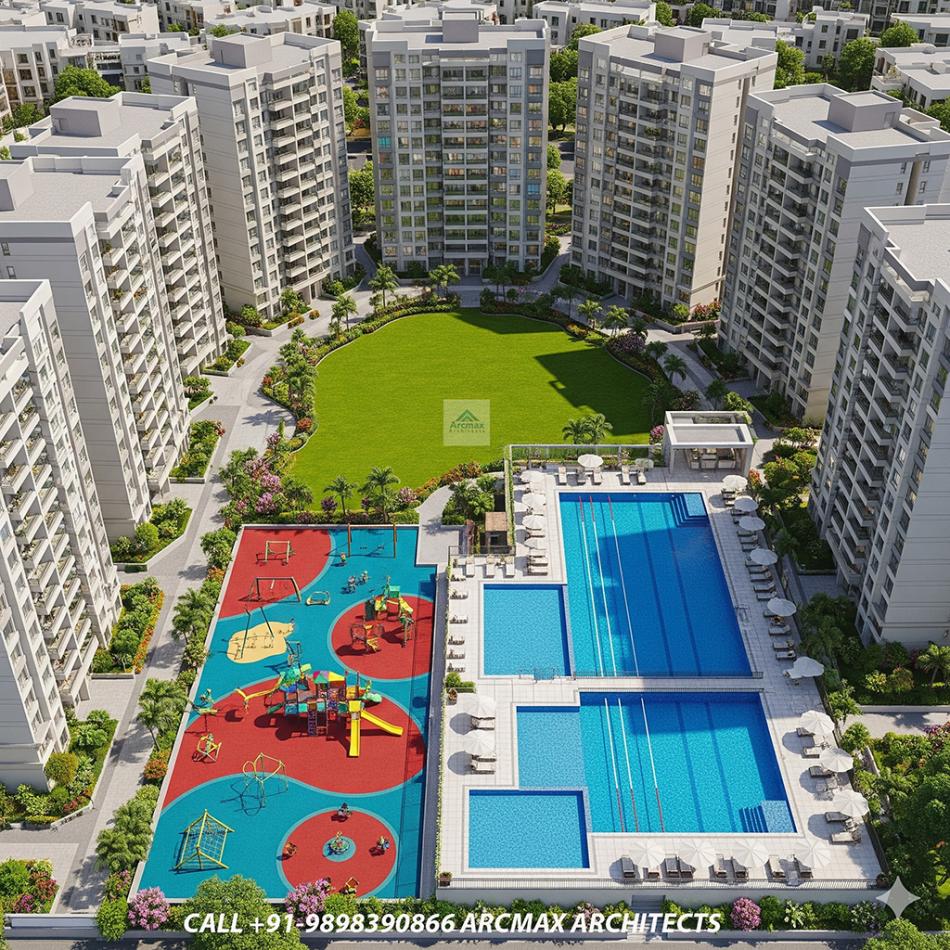 Township Design and Planning in India – Future-Ready Township Architects | Arcmax Architects